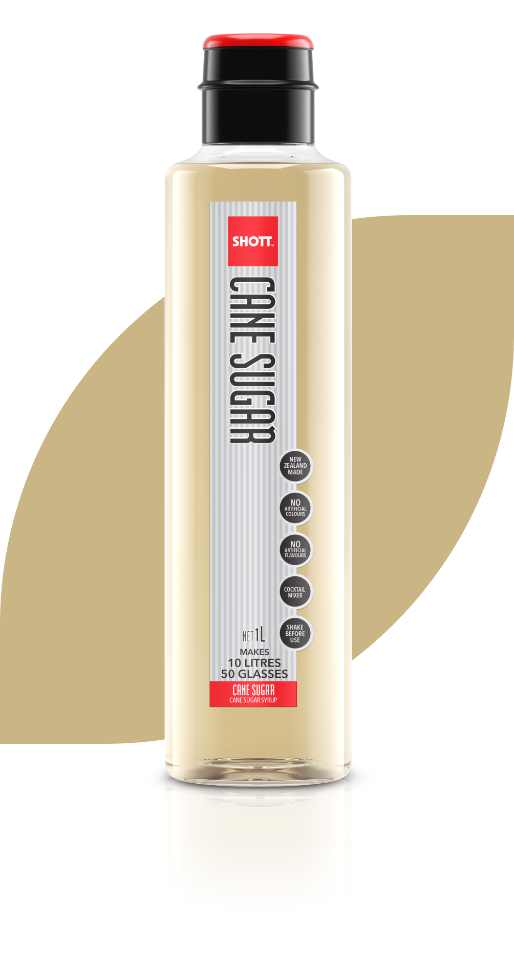 SHOTT Cane Sugar Syrup 1Ltr – SHOTT Beverages