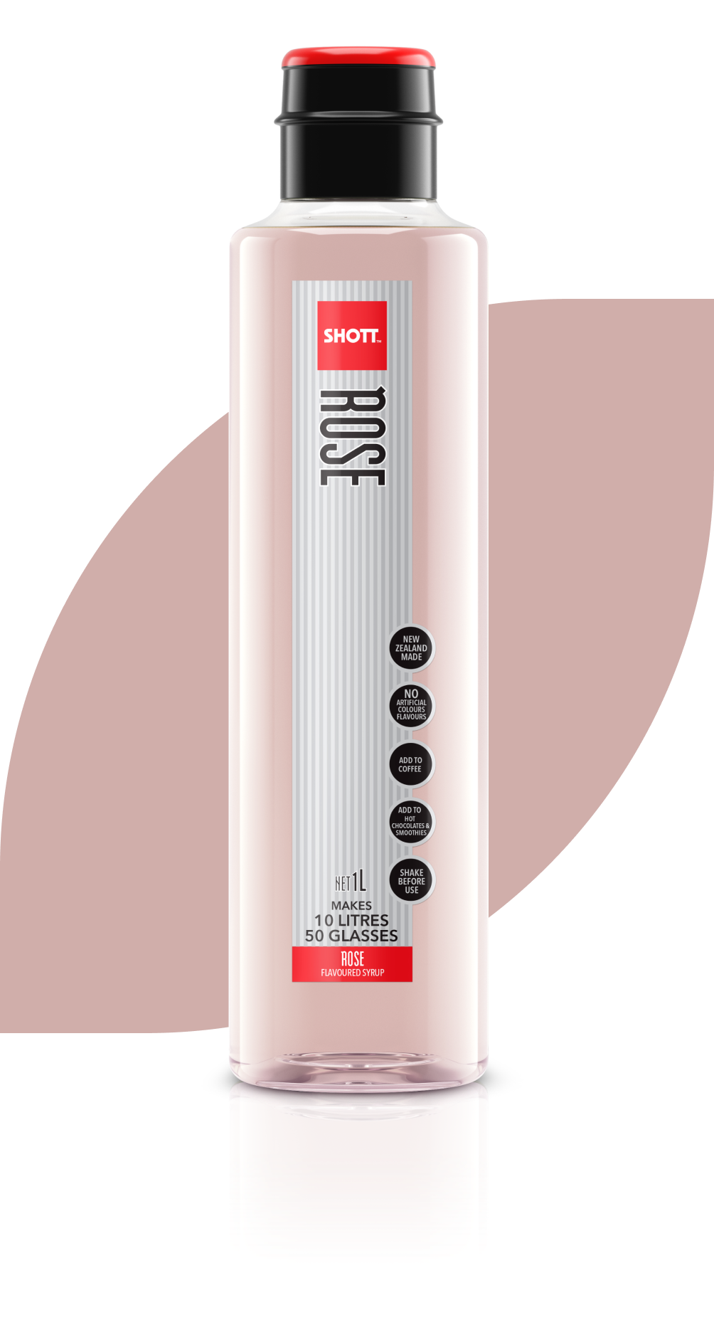 SHOTT Rose Syrup 1Ltr – SHOTT Beverages