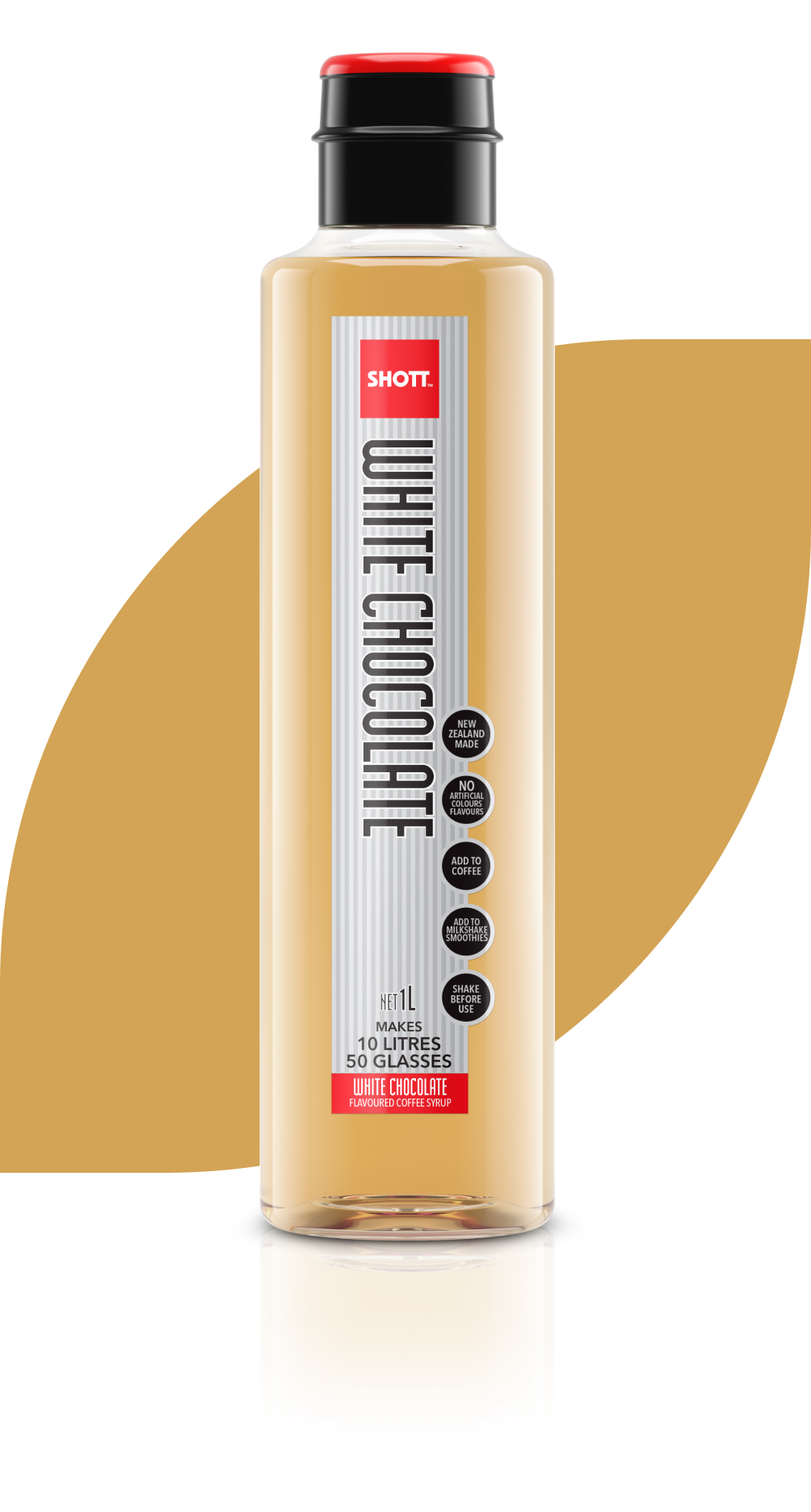 SHOTT White Chocolate Syrup 1Ltr – SHOTT Beverages